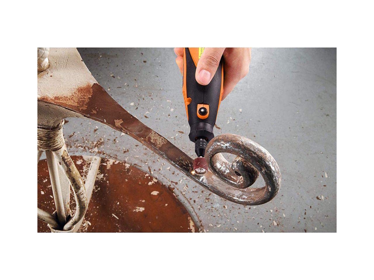 Rotary Tool Kit with Upgraded MultiPro Keyless Chuck, Versatile Accessories
