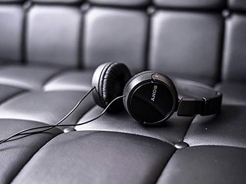 Sony ZX Series Wired On-Ear Headphones with Mic, Black MDR-ZX110AP