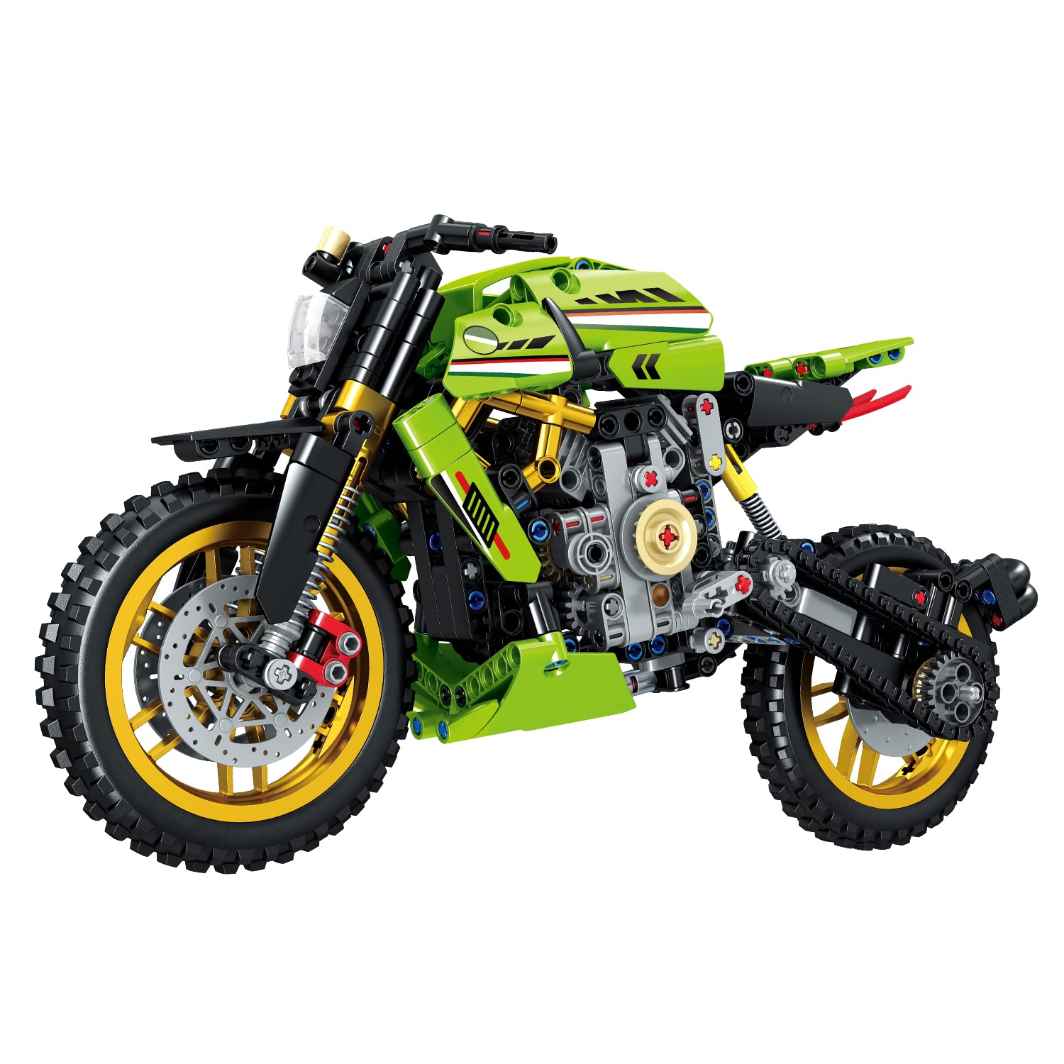 DAHONPA 1259 Motorcycle Building Bricks Set, 640 Pieces Model Toy, Gift for Kid and Adult.