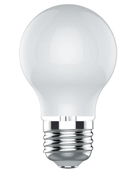 GE (2 Bulbs) Relax LED G16.5 Globe Light Bulbs, 40 watt Replacement, Medium Base, Warm Soft White high Definition Light, 2700K, Decorative Frosted Globe LED Light Bulbs