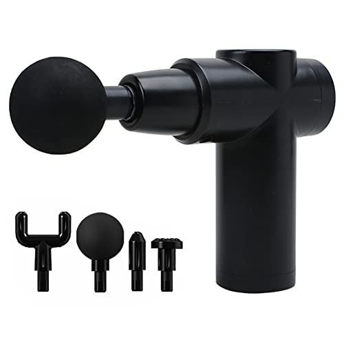 Crowndy Massage Gun Deep Tissue, Percussion Muscle Massager for Athletes, Electric Percussion Massage Guns for Muscle Fatigue Relief, 6 Speed and 4 Massage Heads(Mini)