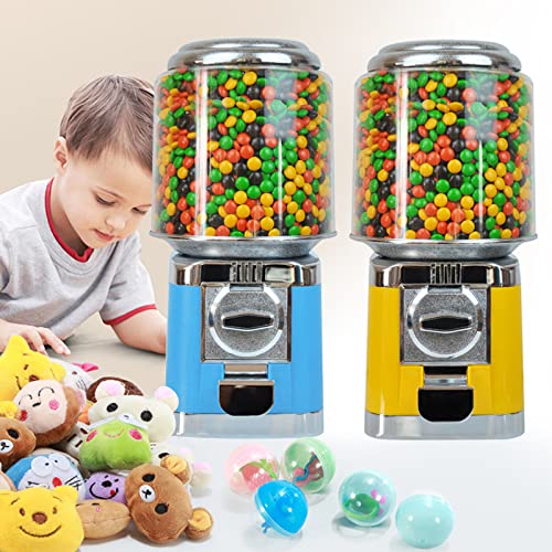 PanDair Gumball Vending Machine Child Toy Candy Machine, Capsules, Bouncy Balls Dispensers US Stock (Blue)