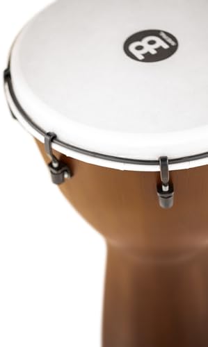 Meinl Percussion Djembe Hand Drum Circle Instrument with Synthetic Shell and Head, Alpine Series — NOT Made in China — Easy Tuning, 2-Year Warranty (ADJ12-BW)