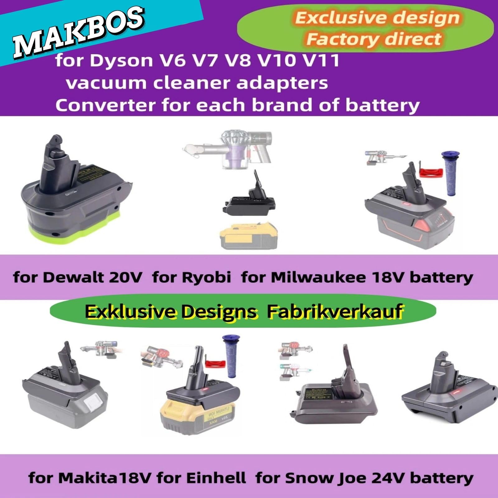 for Bauer 20V Battery Adapter,for Power Wheels Adaptor,DIY Converter for Bauer 20V Battery Power Station,Battery Conversion Kit with Switch,for DIY Rc Car Toys Batteries,for Robotics and Rc Truck