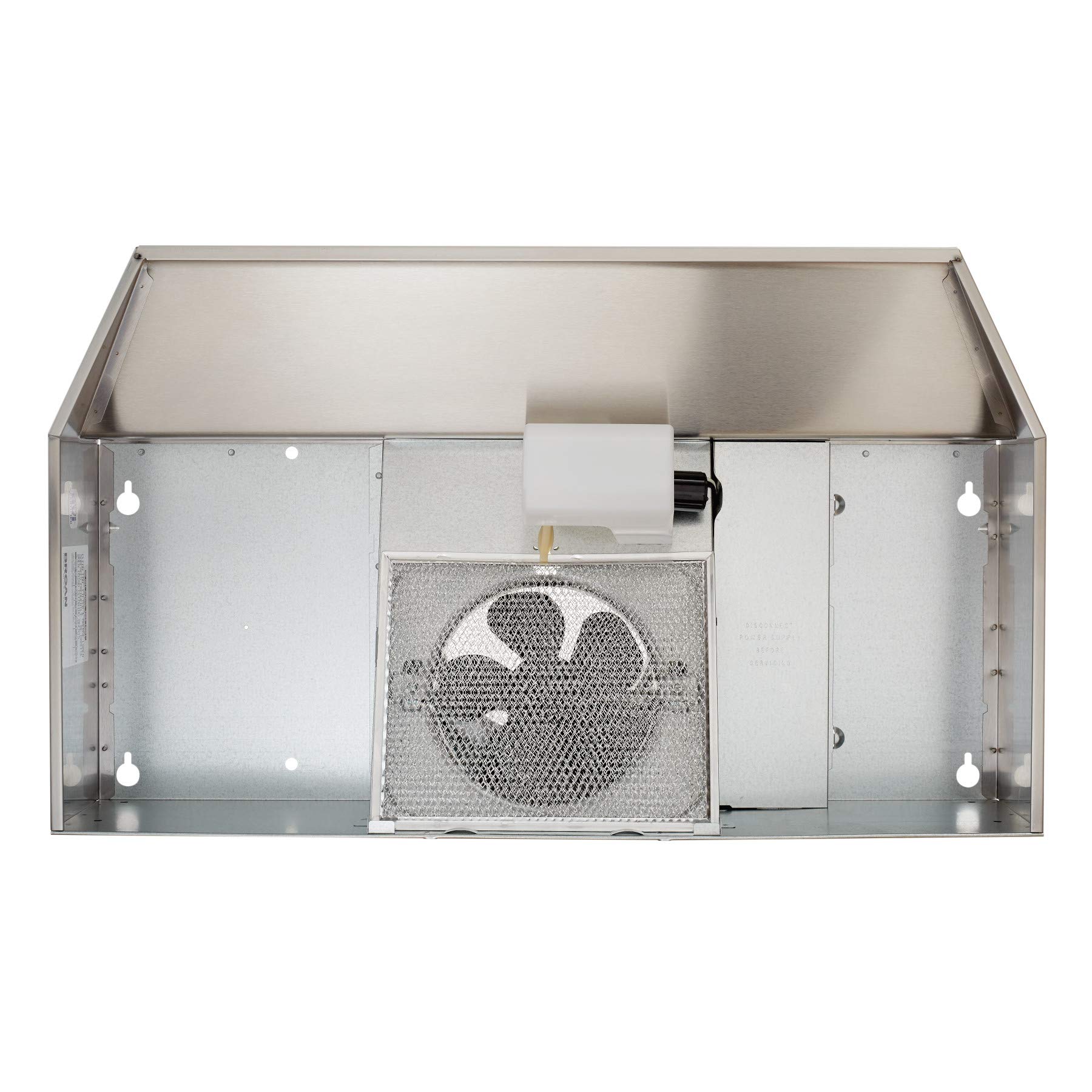 Broan-NuTone 423004 30-inch Under-Cabinet Range Hood with 2-Speed Exhaust Fan and Light, 30 Inch, Stainless Steel