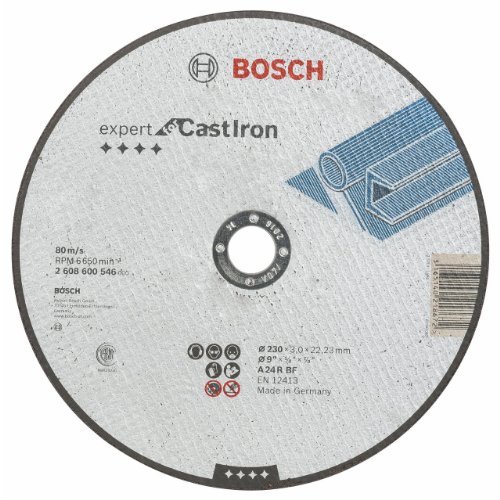 Bosch 2608600546 Straight Cutting Disc for Cast Iron 230 x 22.23 x 3.0 mm
