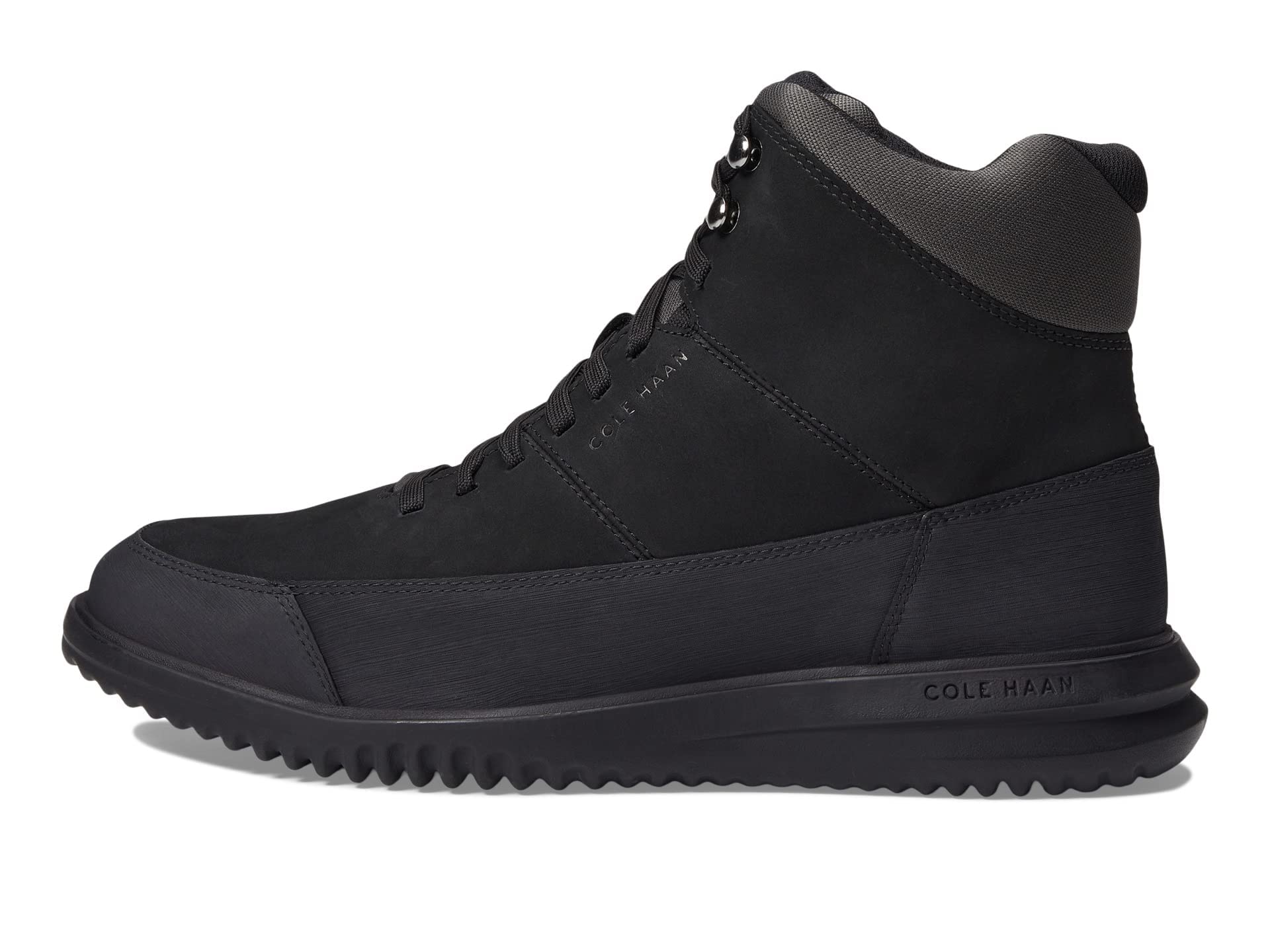 Cole Haan Men's Grand+ Hiker Water Proof Hiking Boot, Black/Pavement, 12