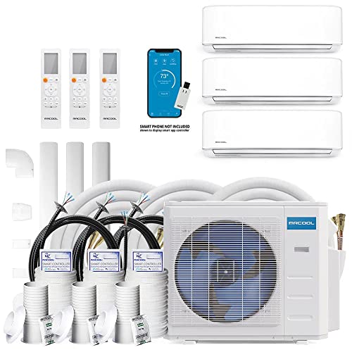 MRCOOL DIYM327HPW01C01 DIY Multi-Zone Series Ductless Heat Pump, White