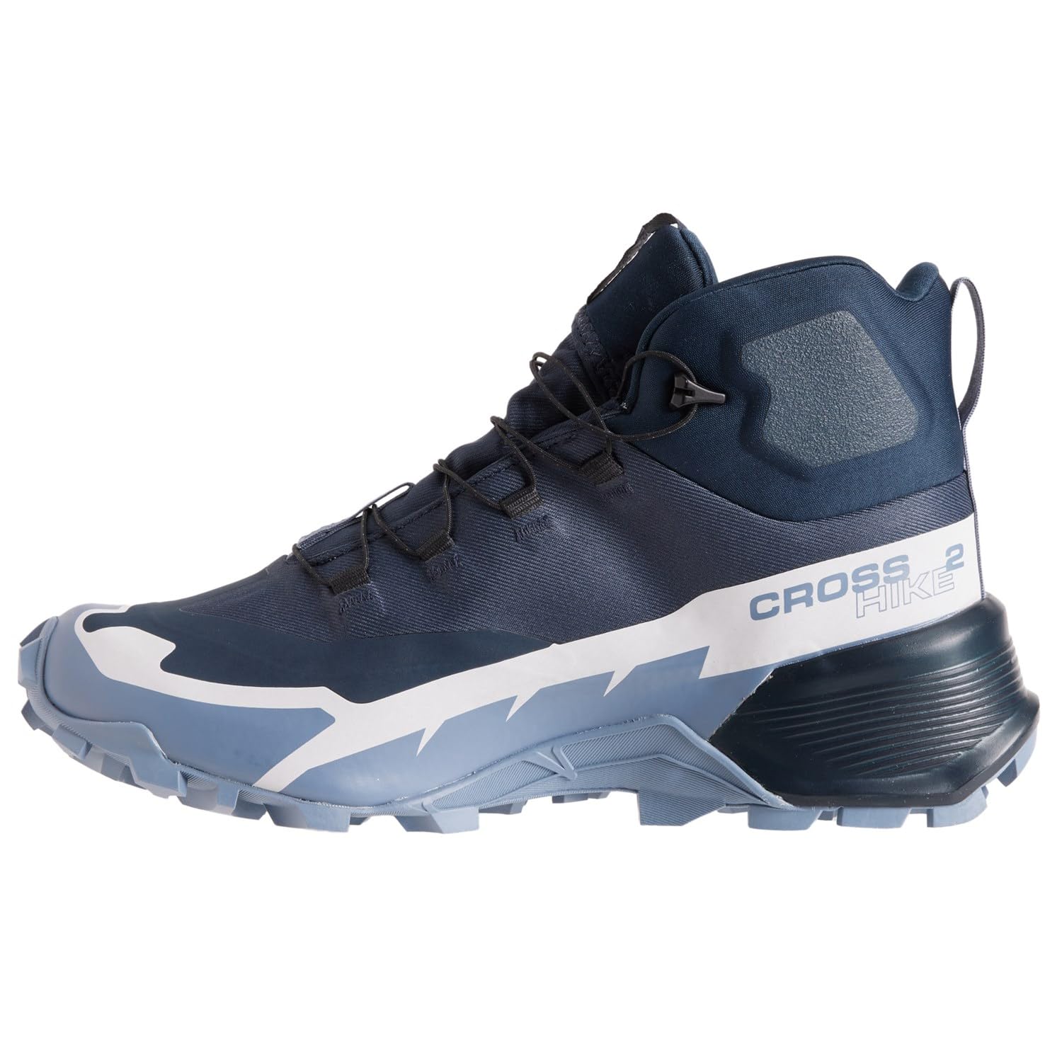 Salomon Cross MID Gore-TEX Hiking Boots for Women, Lead/Stormy Weather/Charlock, 9.5