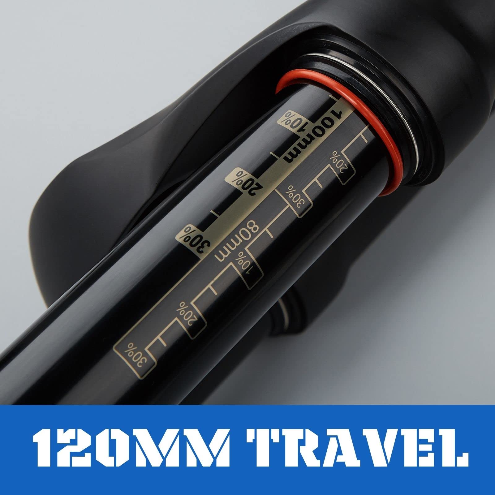 corki Cycles Mountain Bike Air Suspension Fork Remote Control 26 Travel 120mm-QR 9mm- Straight MTB Front Forks