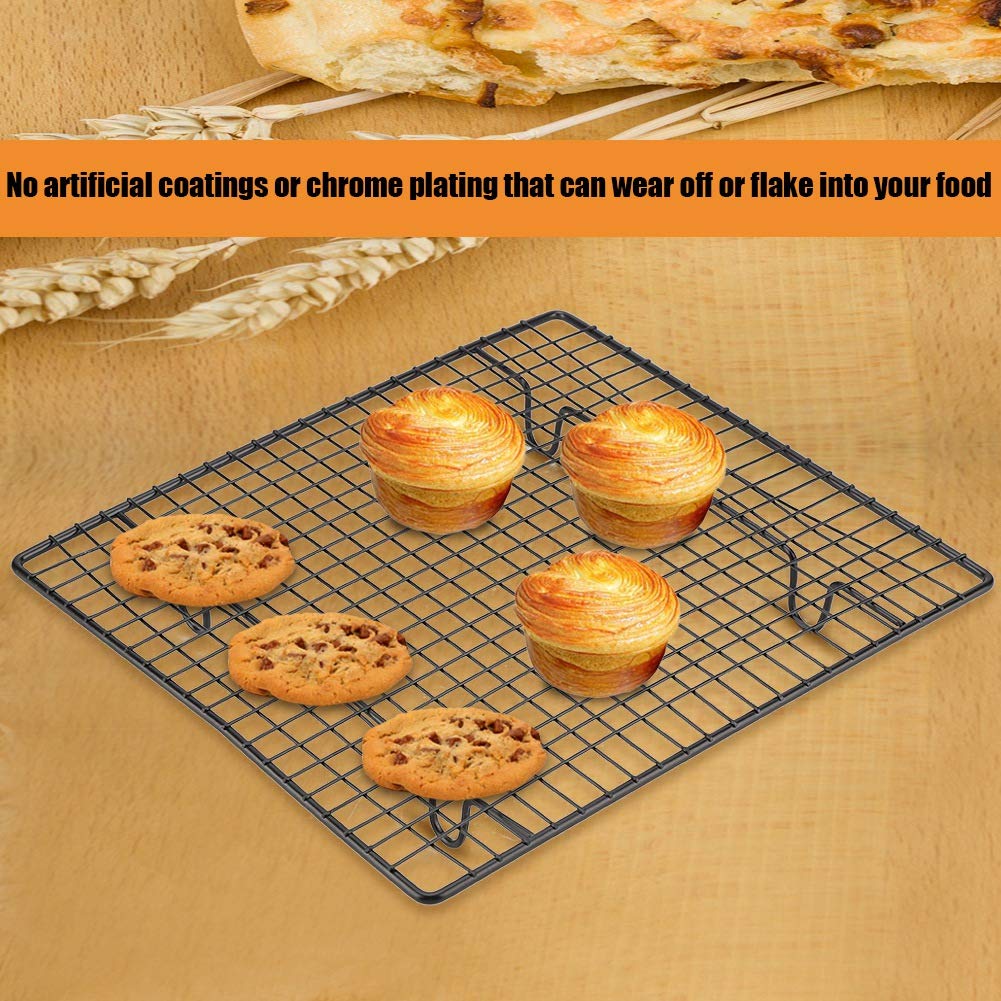 Cooling Rack,Stainless Steel Cooling and Baking Rack, Nonstick Cooking Grill Tray, Cake Cooling Wire Roasting Rack for Biscuit Pizza Bread Cake Baking, Easy To Clean, Cooling and Baking Rack Nons