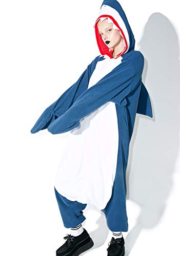 SAZAC Shark Kigurumi - Onesie Jumpsuit Halloween Costume