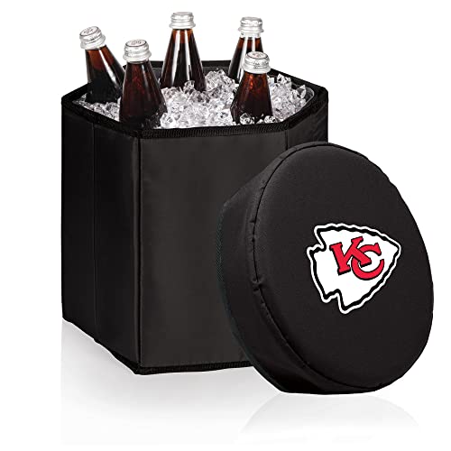 Black Kansas City Chiefs 12 Quart Bongo Cooler