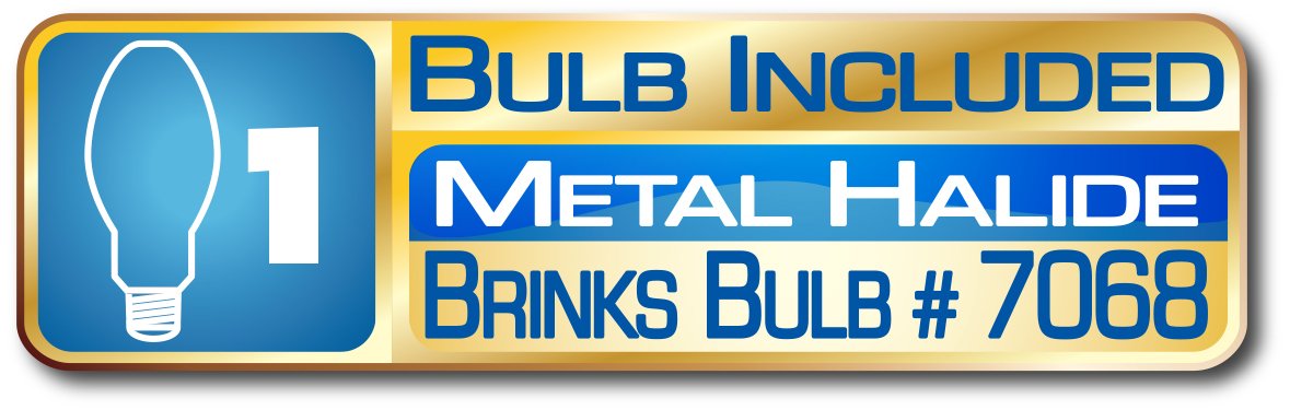 Brinks 7252-1 LGT Metal Halide Fix 100W Bulb Light