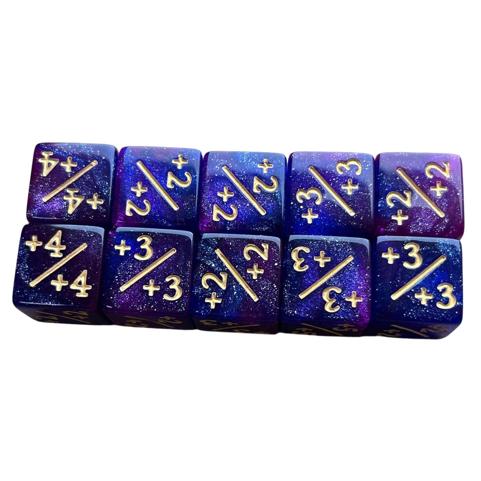 Colcolo 20x Dice Standard Dice Squares Board Game Addition Subtraction Dice Math Counting Education Double Color Six Sided Symbols