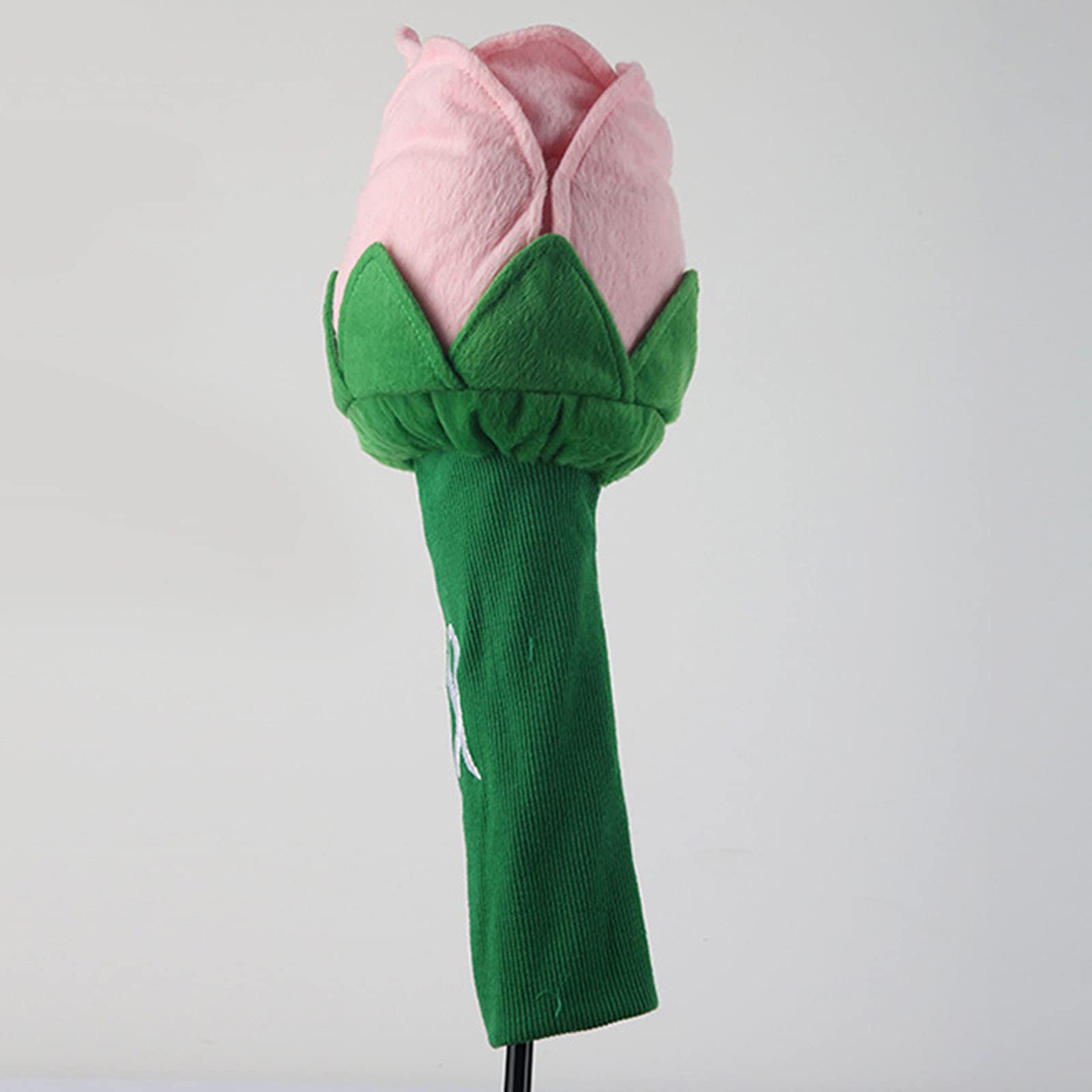 Colcolo Cute Flower Golf Club Driver Headcover, Covers, Soft Plush Golf Wood Covers for 60cc, Golfer Gift & Golf Bag Accessories