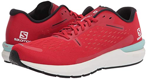 Salomon Sonic 4 Balance Running Shoes for Men, Goji Berry/White/Black, 8.5
