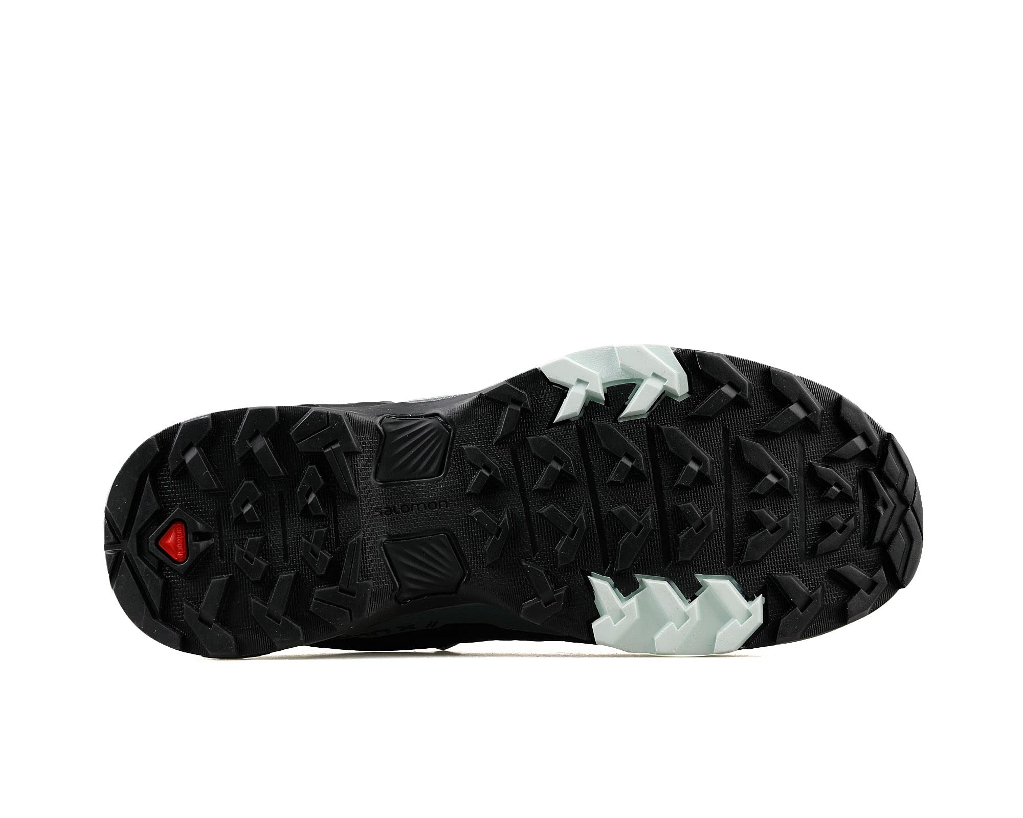 Salomon X Ultra 4 Gore-TEX Hiking Shoes for Women, Lunar Rock/Ebony/Mint Leaf, 6