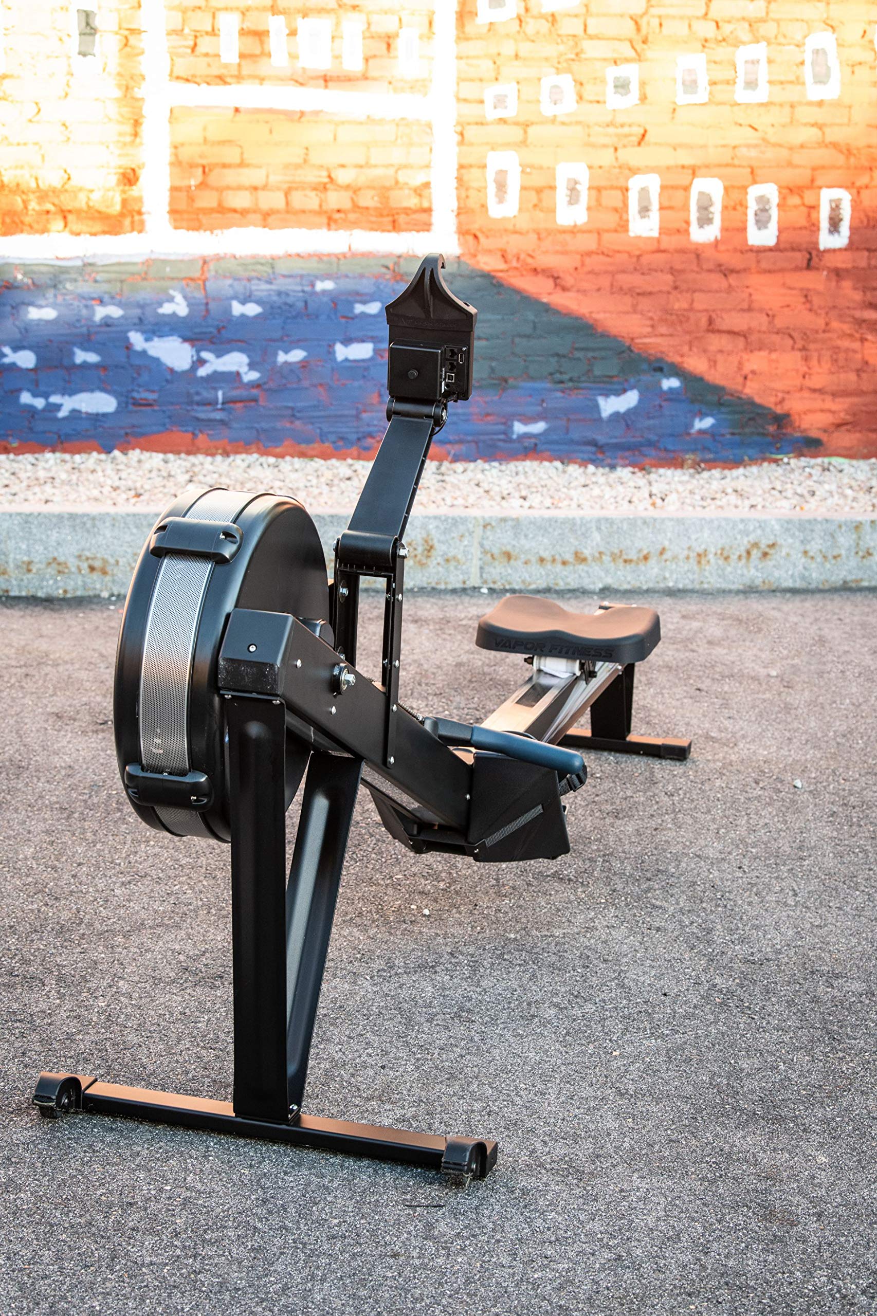 Black Phone Holder and Silicone Seat Cover Combo Designed for The Concept 2 Rowing Machine and PM5 Monitor