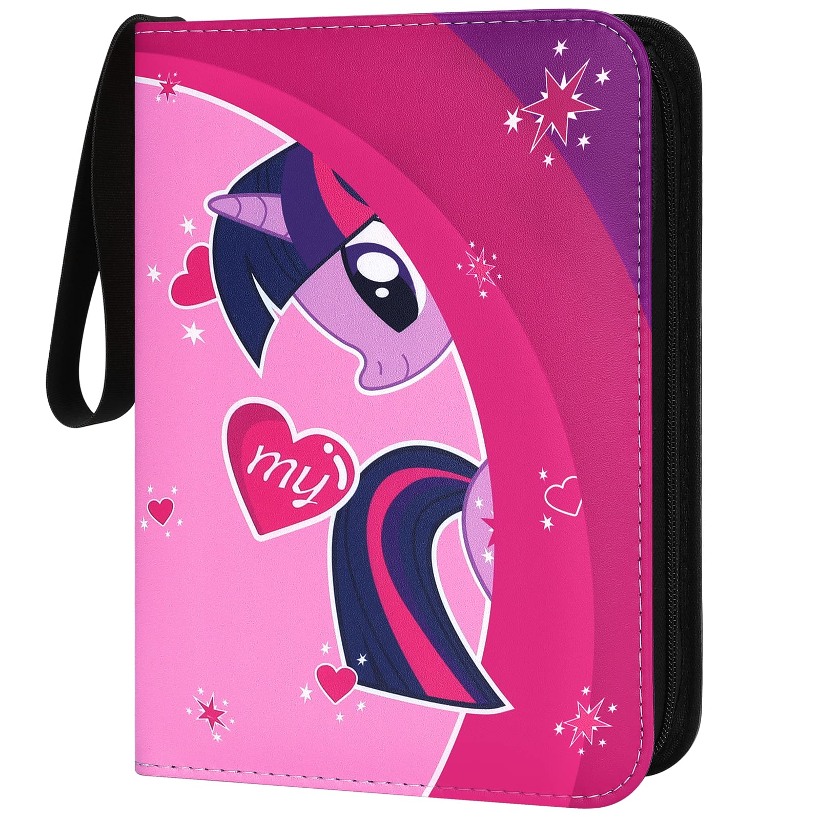 Card Binder for Pokemon Cards Binder 4-Pocket, 400 Pockets Trading Card Binder Album with Sleeves
