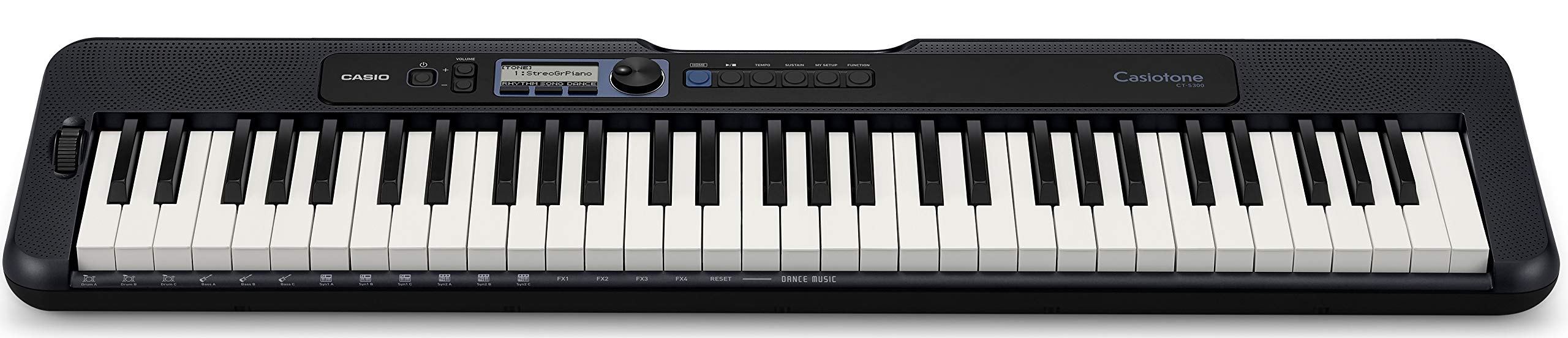 Casio CT-S300 61-Key Premium Keyboard Pack with Stand, Headphones & Power Supply (CAS CTS300 PPK) & M-Audio SP 2 - Universal Sustain Pedal, Digital Pianos & More