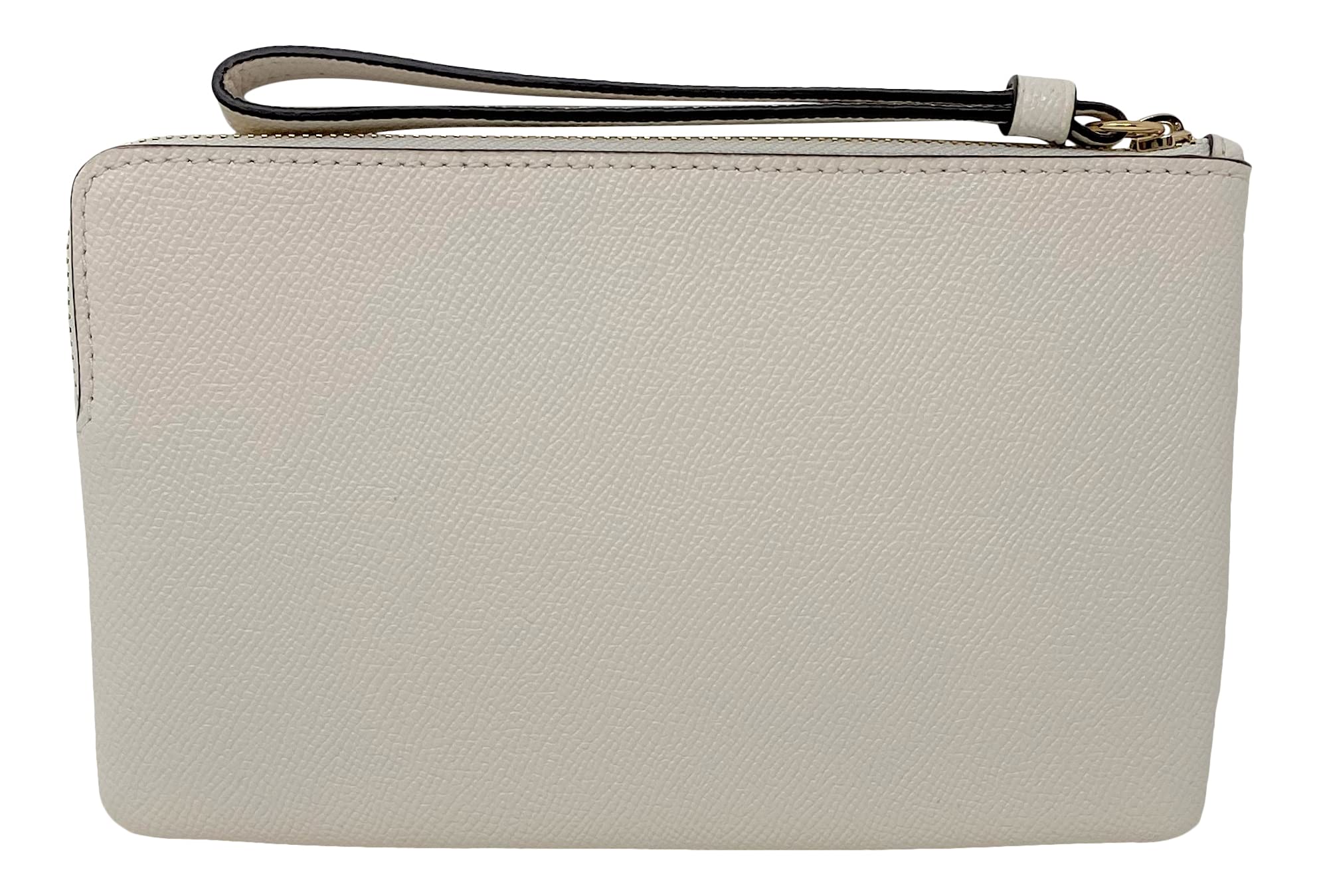 Coach Crossgrain Leather Large Wristlet Style No. 3888 Chalk