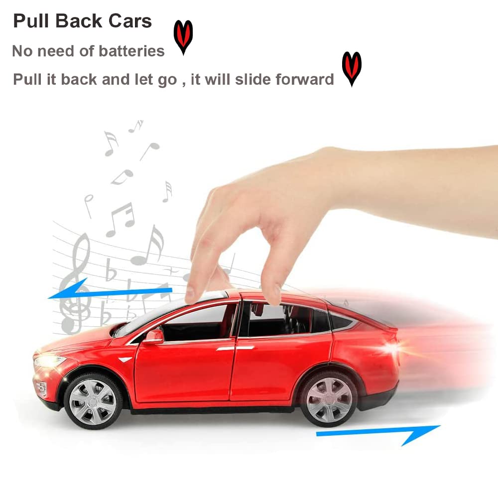SASBSC Toy Cars Model X 1:32 Pull Back Vehicles Diecast Car Model Car Toys for Boys and Girls 3 to 12 Years Old