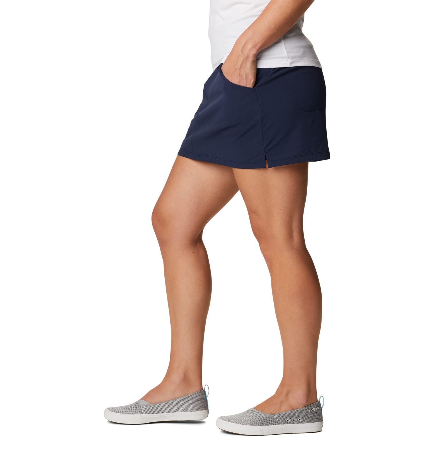 Columbia Women's Sun Drifter Woven Skort, Collegiate Navy, X-Large