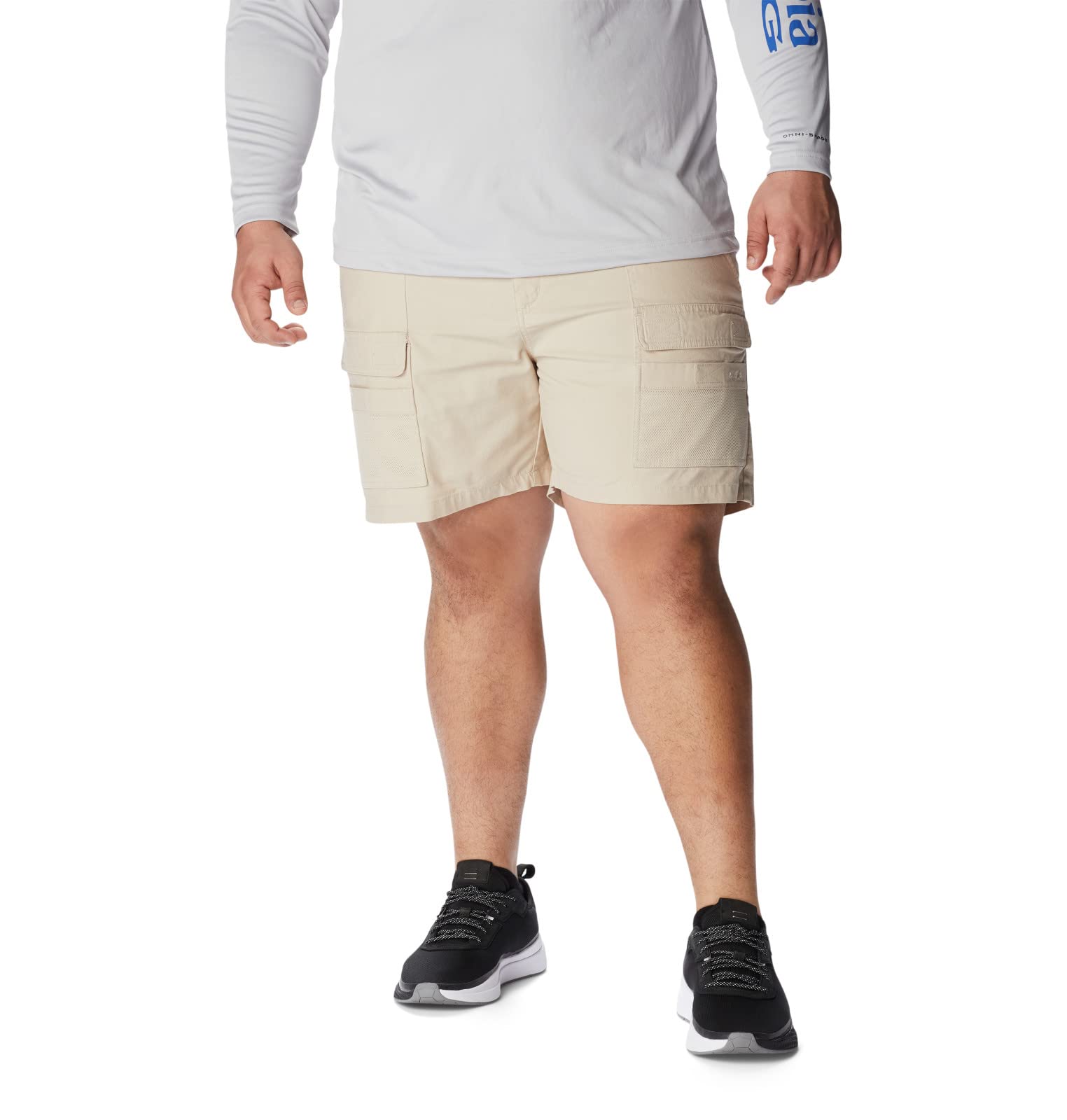 Columbia Men's Half Moon Iii Short, Fossil, 5X x 8