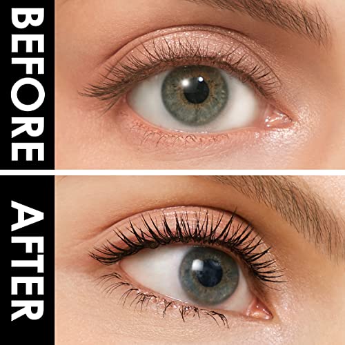 CARSLAN Mascara Liquid Volumizing Lash Washable Long Wear Mascara Build Big Bad Eye Makeup, No Clump, Smudgeproof, Very Black, 1 count
