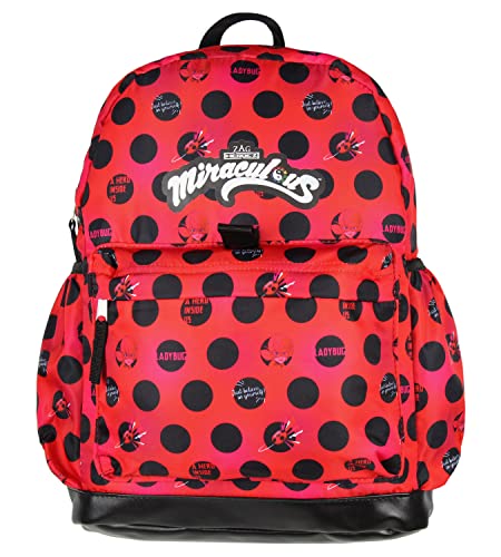INTIMO Miraculous Tales of Ladybug & Cat Noir Queen Bee Alya Césaire Girl Power Characters 2 Pc Lunch Box Backpack Set