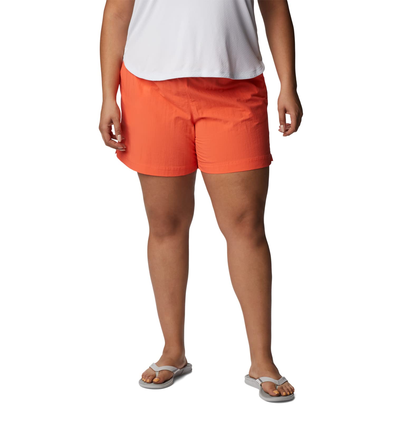 Columbia Women's Standard Backcast Water Short, Corange, Large x 5L