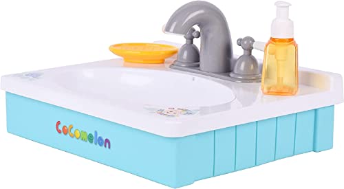 Sunny Days Entertainment CoComelon Wash Your Hands Musical Sink – Toy Sink for Toddlers with Running Water and Music