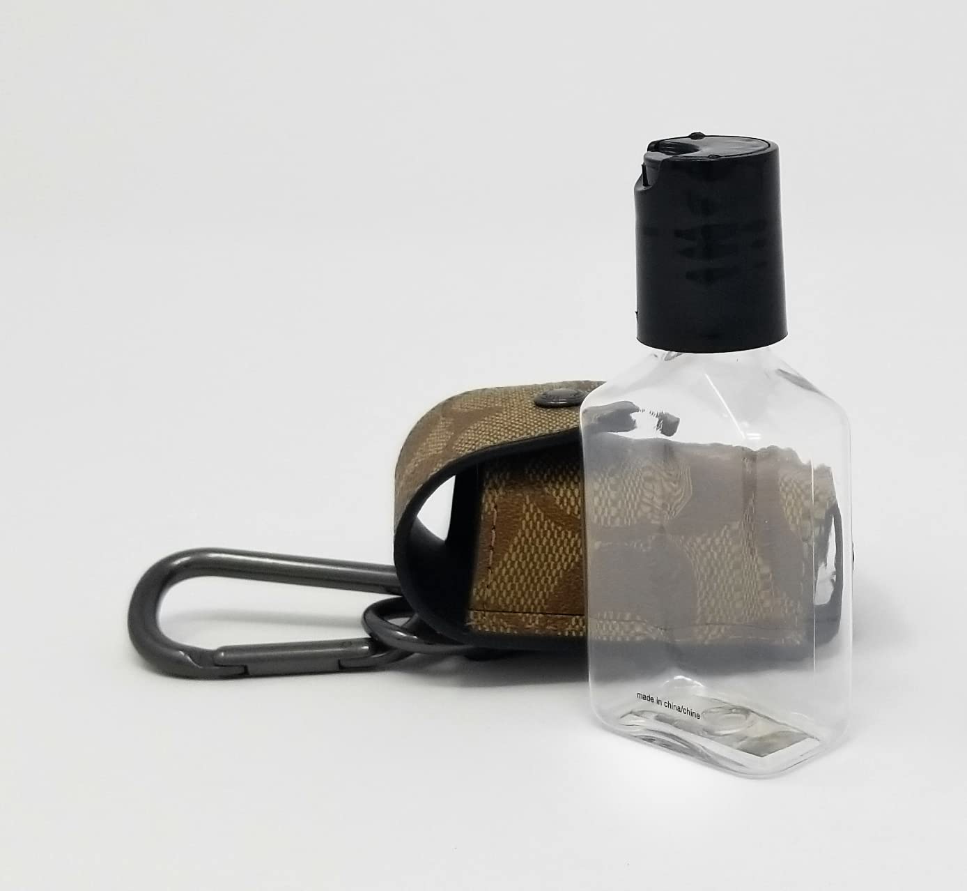 COACH Men's Hand Sanitizer Holder In Signature Canvas (Khaki)