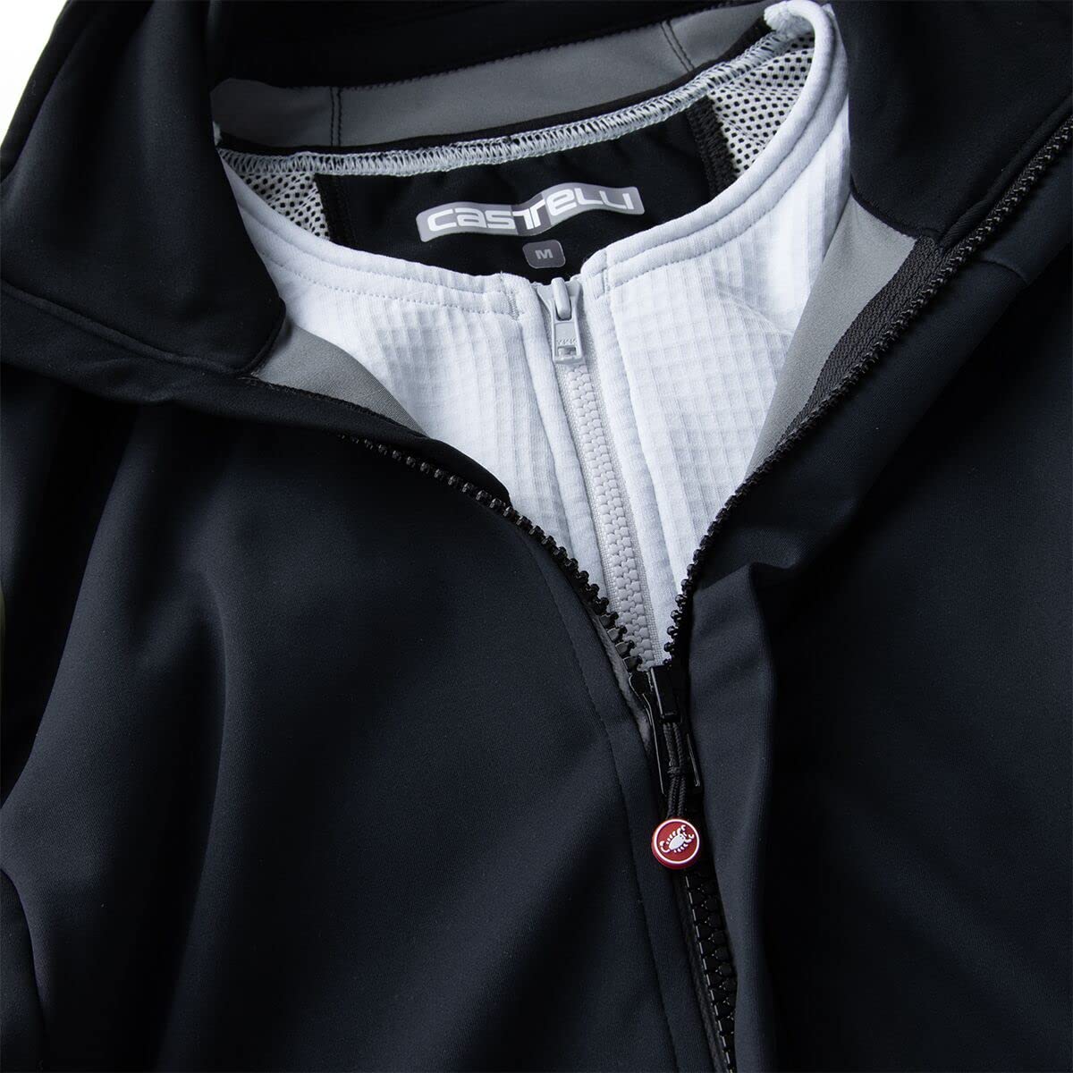 Castelli Alpha Ros 2 Limited Edition Jacket - Men's Light Black Outer/Military Green Tape, L
