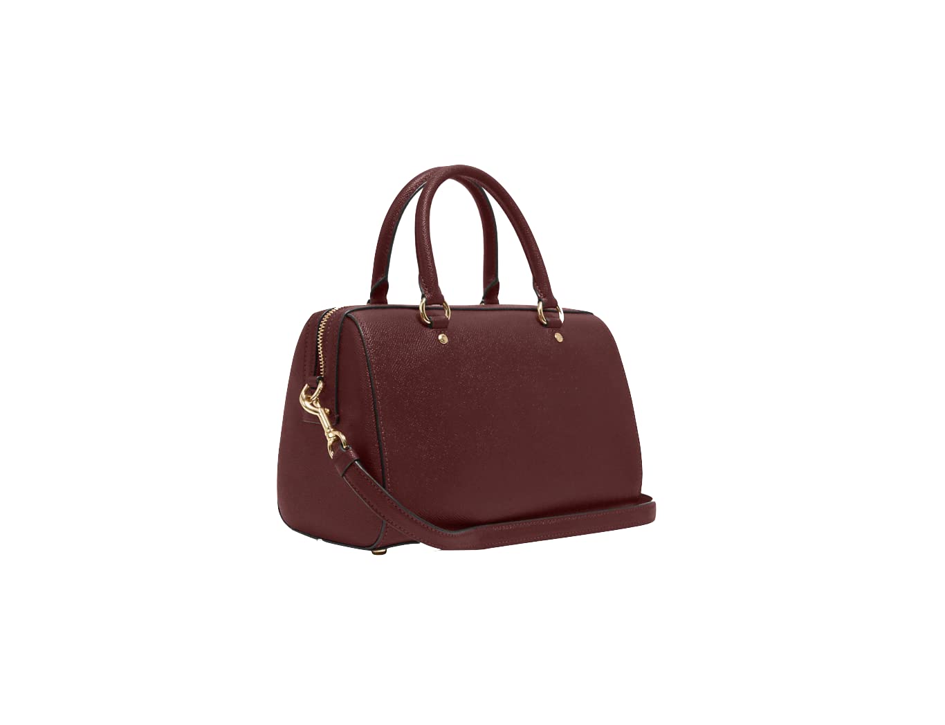 Coach Rowan Satchel Crossbody (IM/Black Cherry)