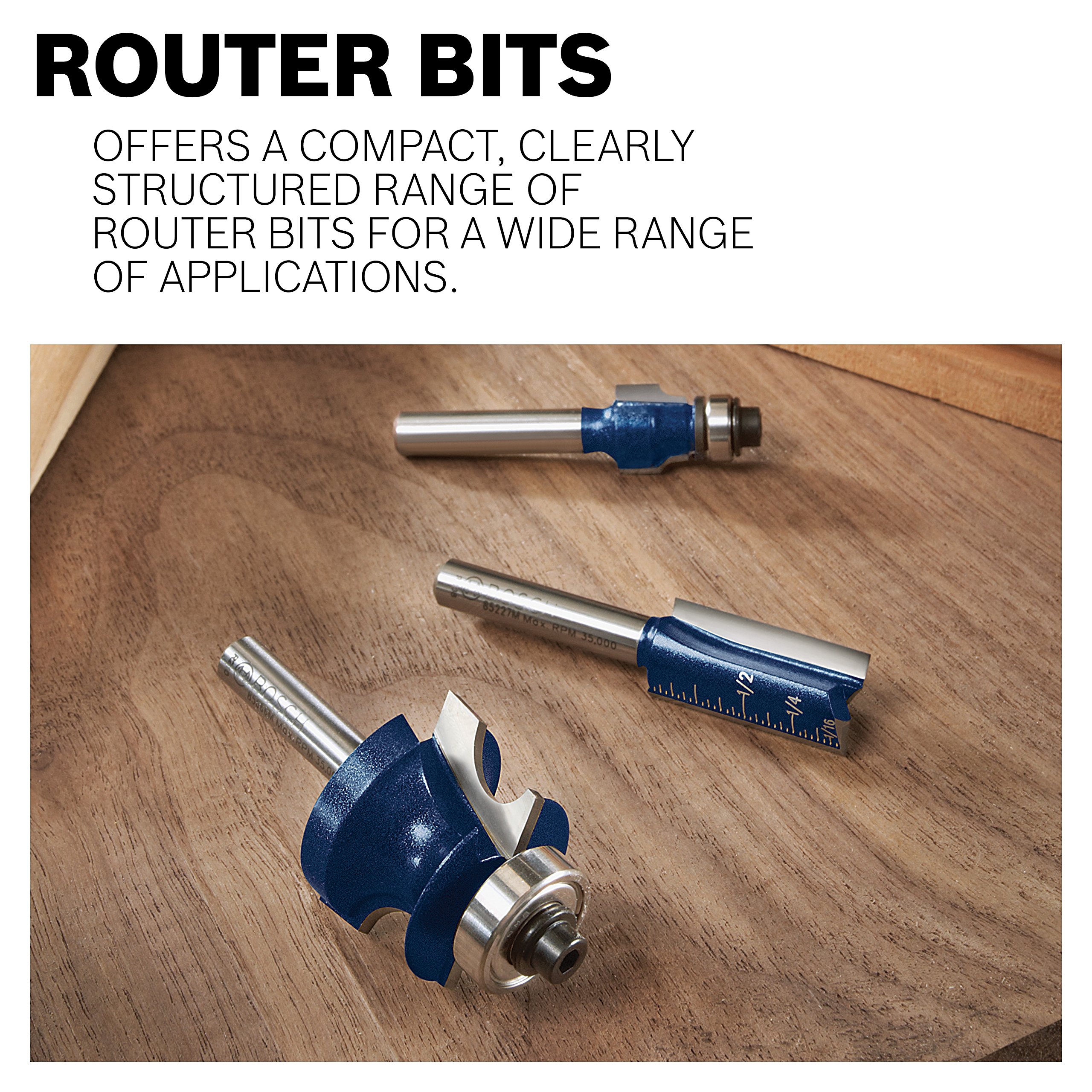Bosch 85478M 3/8-Inch Diameter 5/16-Inch Cut Carbide Tipped Sufacr Forming Beading Router Bit 1/4-Inch Shank