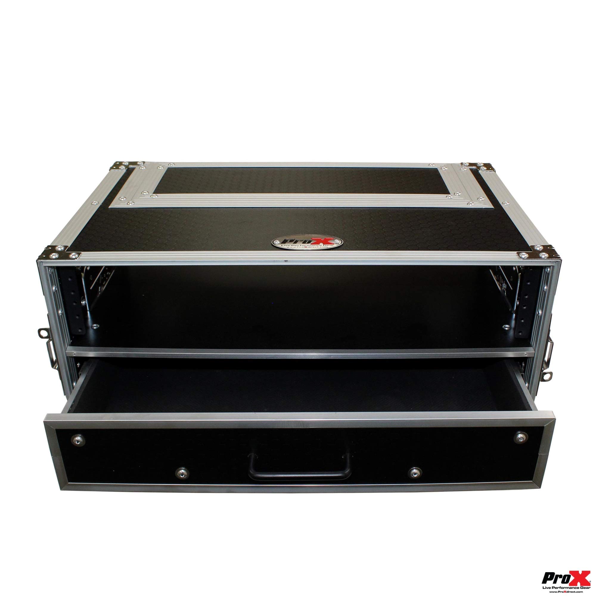 ProX XS-WM2U2DR 2U Rack Case with 2U Rack Drawer 12" Deep