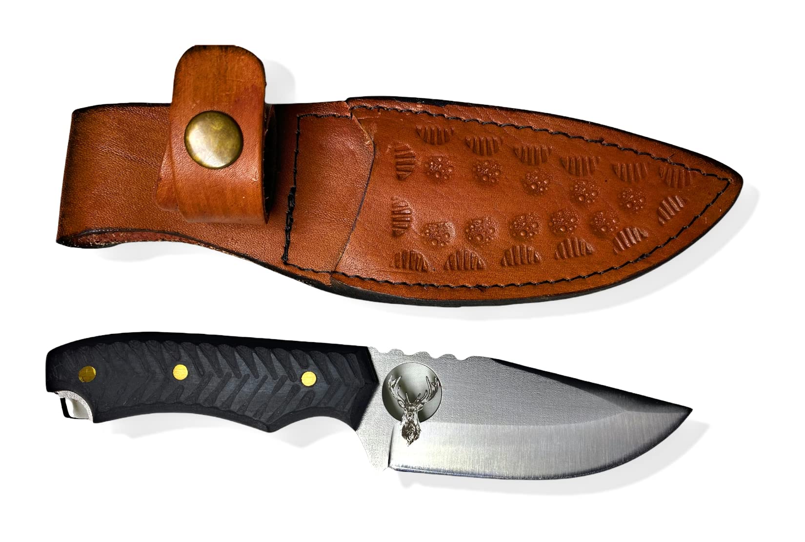 Custom Handmade Knife-4116 Stainless Steel Survival Knife for Hunting and Camping- Fixed Blade Knives - Include Sheath