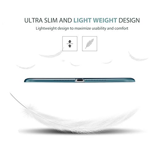 ProCase iPad 9.7 Case 2018 iPad 6th Generation Case / 2017 iPad 5th Generation Case - Ultra Slim Lightweight Stand Case with Translucent Frosted Back Smart Cover for Apple iPad 9.7 Inch –Teal