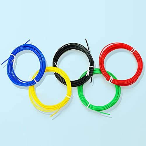 High PCL Filament, Safe for Children, Ultra Smooth 3D Pen Refill Pack with 10 Pcs 164ft, Wide Compatibility for 3D Drawing