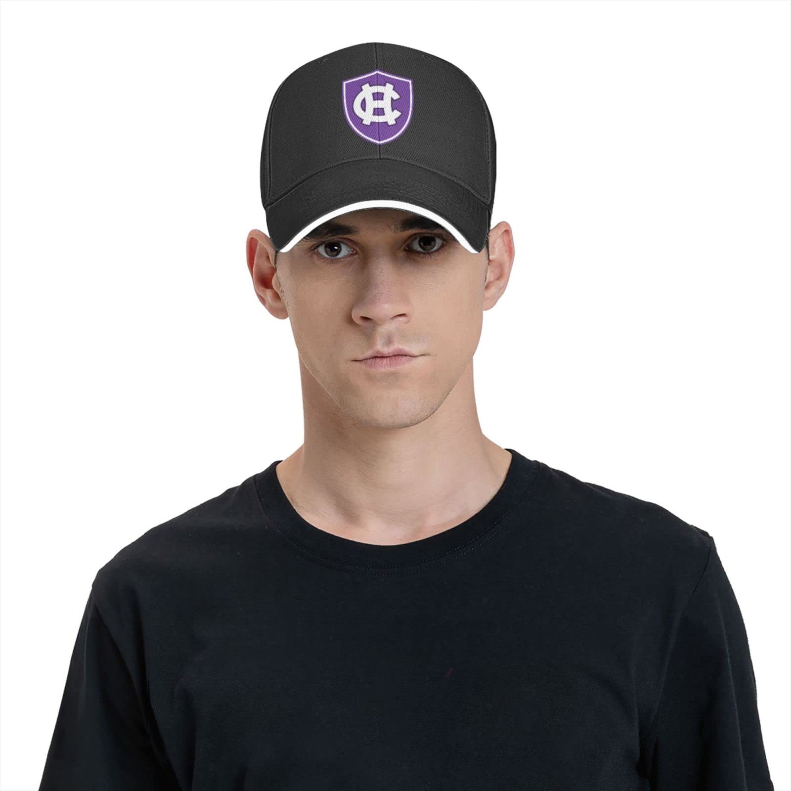 College A of The Holy Cross Logo Sandwich Cap Unisex Classic Baseball Capunisex Adjustable Casquette Dad Hat Black