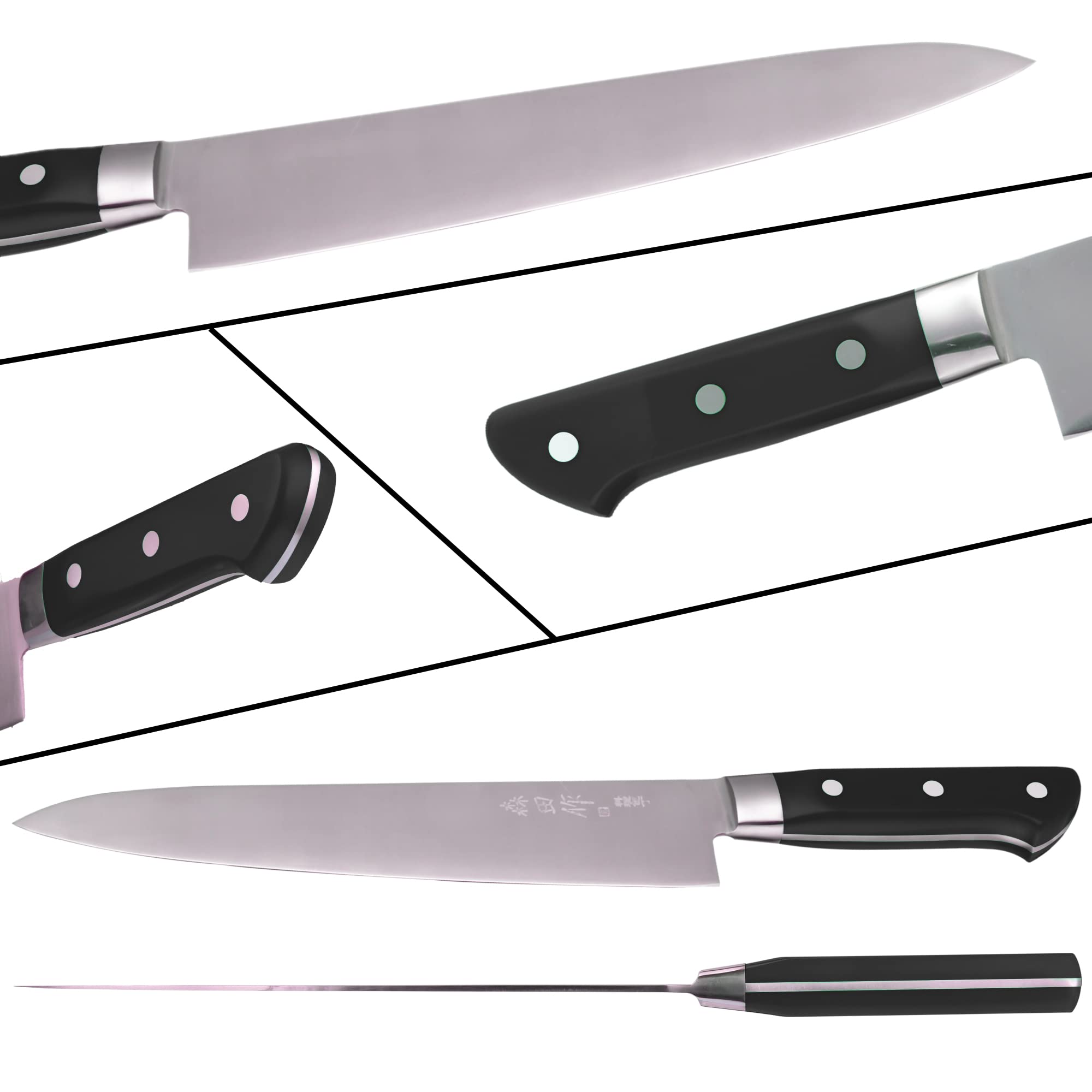 CHUYIREN Sharp Sushi Knife for Kitchen 9.5 inch and 10.6 inch