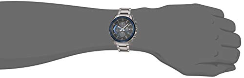Casio Men's EQS-900DB-2AVCR Edifice Analog-Digital Display Quartz Silver Watch