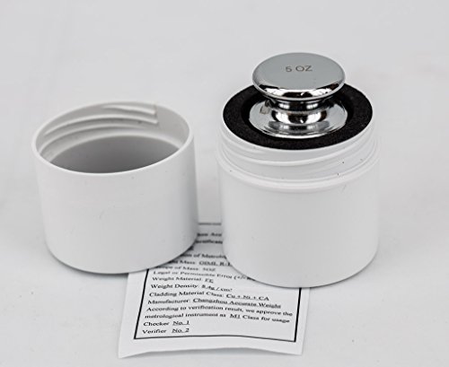 Scales USA 5 Oz Certified Test Weight with Deluxe Case for Pinewood Derby Car or Scale