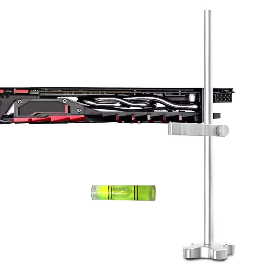 Computer Graphics Card GPU Brace Support Bracket ,Verticle GPU Sag Stand, Video Card Sag Holder Verticle Stick Mount for Computer Cases