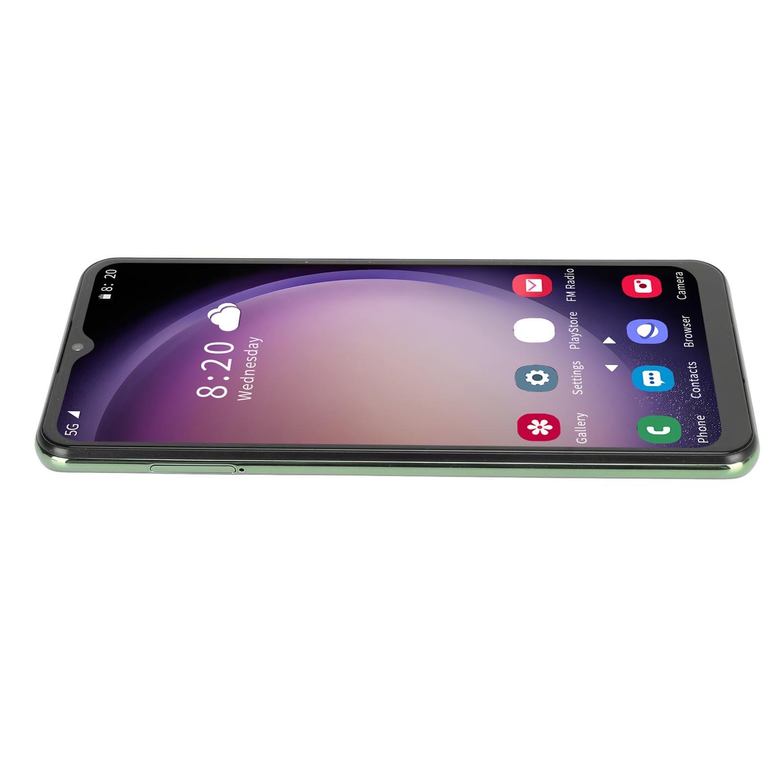 BROLEO Unlocked Smartphones, 3 Card Slot IPS HD Screen Cell Phone Dual SIM Dual Standby for Travel (US Plug)