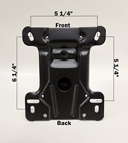 Douglas Swivel & Tilt Mechanism, Replacement for Caster Chairs, (Real Heavy Duty)(Very Strong Swivel Mechanism), Bolt Pattern 5 1/4" × 5 1/4". (Fits : Douglas & Other Brands).