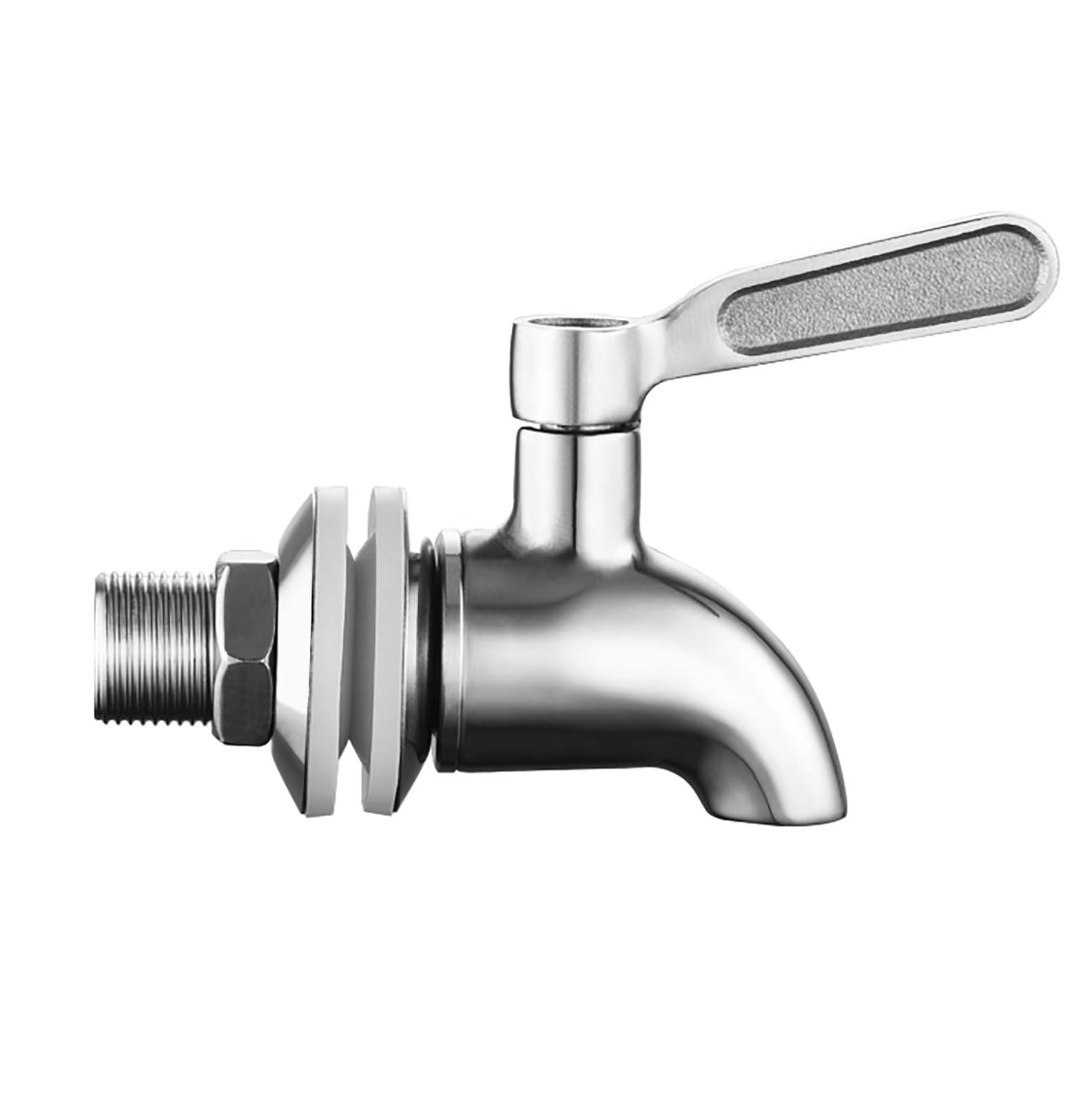 Carvedexquisitely Beverage Dispenser Replacement Spigot,Stainless Steel Faucet for Water Dispenser,Drink Dispenser Replacement Spout 2 Pack