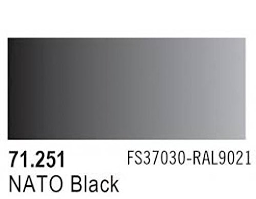 Vallejo Model Air 17 ml Acrylic Paint - Nato Black